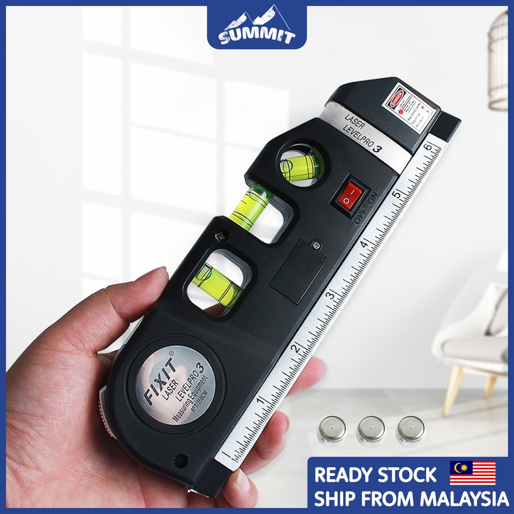Summit Hardware Laser Level 3 IN 1 Multifunctional Measurement Tools ...
