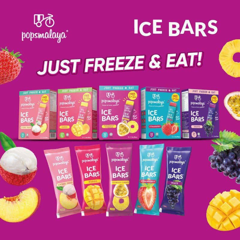 POPS MALAYA Ice Bar @ Ice Bars POPS MALAYA, ice cream jus buah sedap POPMALAYA RM10 ada 6 ice ...