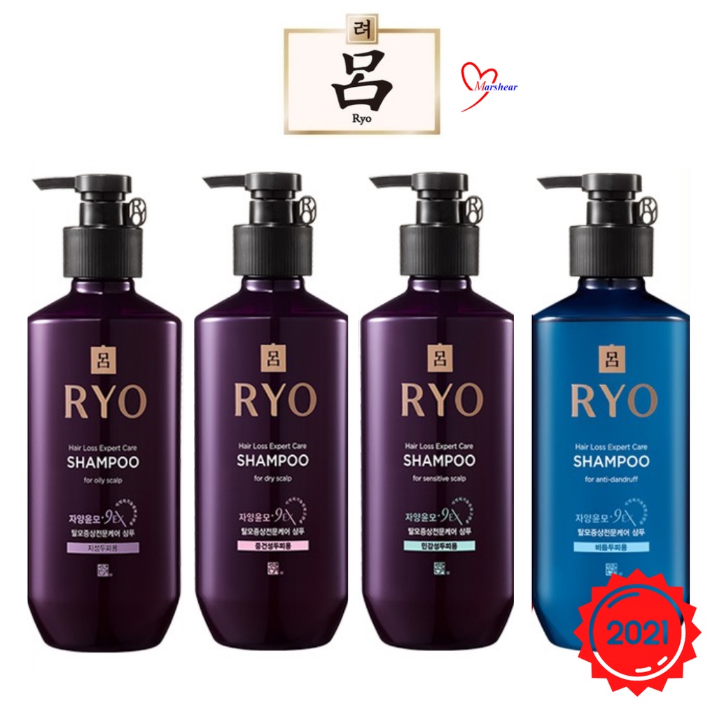 Ryo Hair Loss Expert Care Shampoo 400ml (2021 9EX Renewal) | Shopee ...