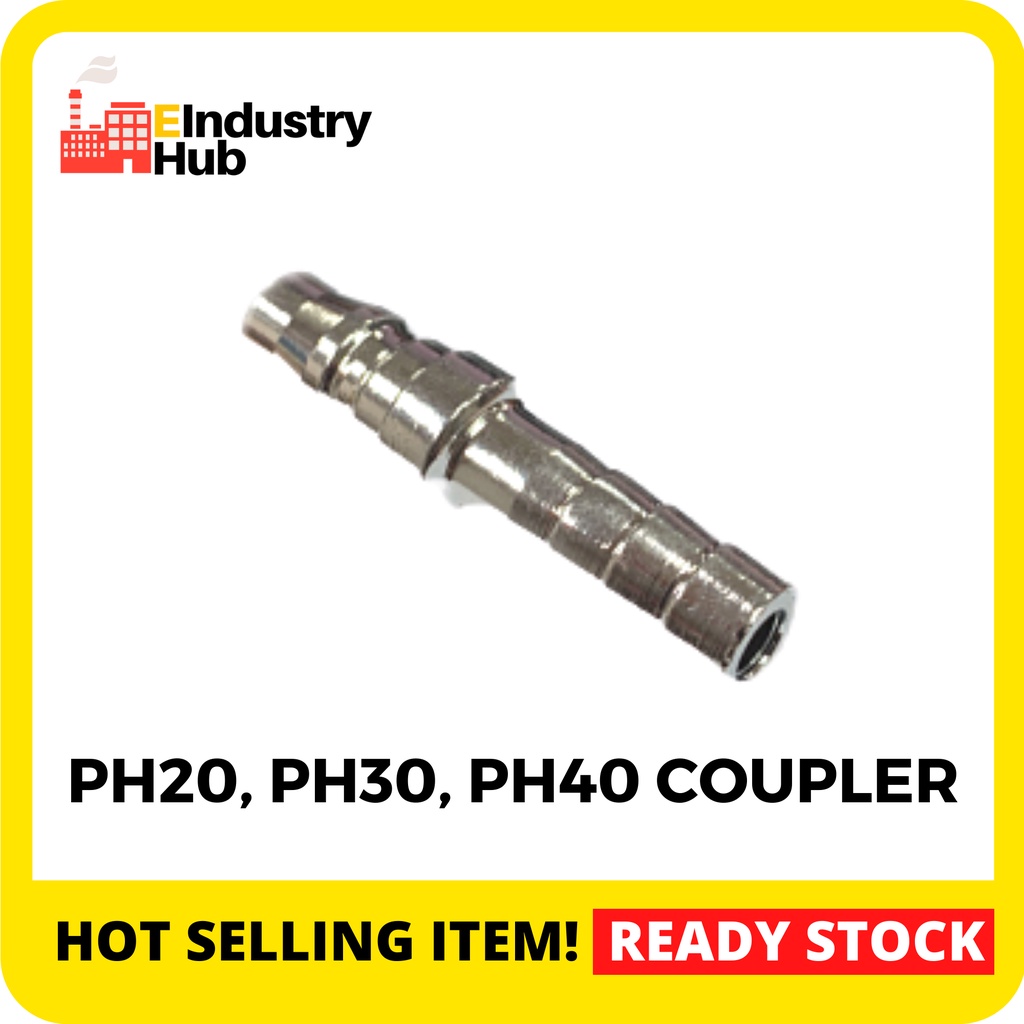 PH20 PH30 PH40 Pneumatic Air Compressor Hose Quick Coupler Plug Fitting ...