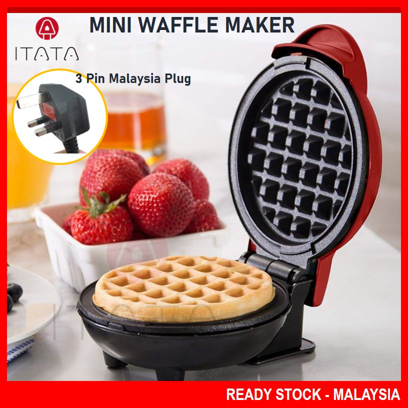 [MALAYSIA PLUG] Electric Mini Maker Waffle DIY Sandwich Cake Wafer Egg ...