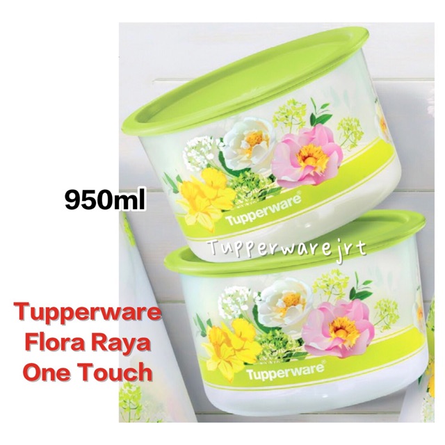 Tupperware Flora Raya One Touch Topper Small 950ml x 1pc | Shopee Malaysia