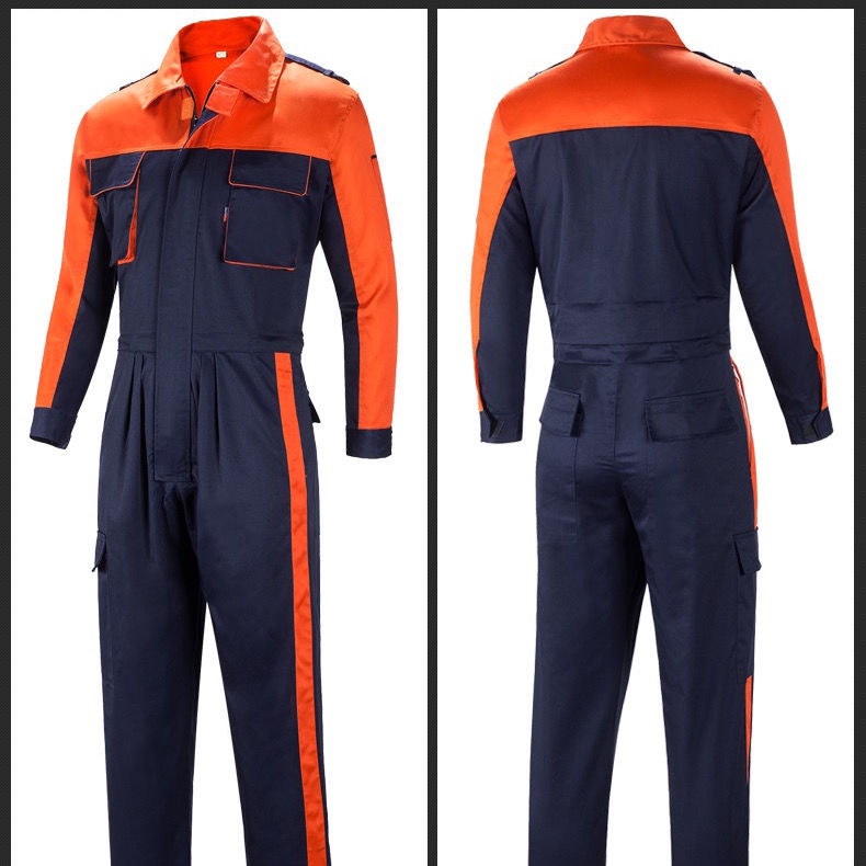 PPE Safety Work Coverall Long Sleeves Workwear Jumpsuit Loose Rompers ...
