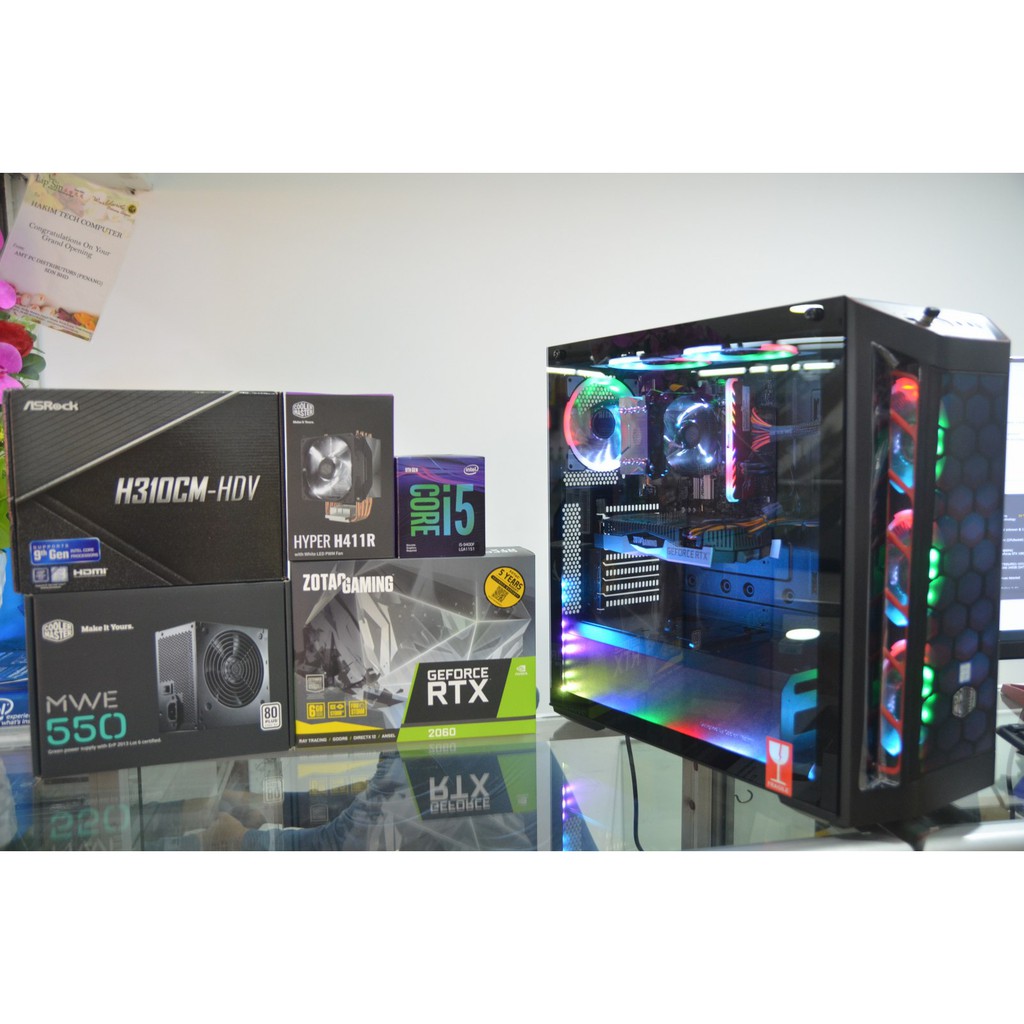 INTEL CORE i5 10400F 10th Gen RTX 2060 SUPER 8GB OC ULTRA 144HZ PC ...