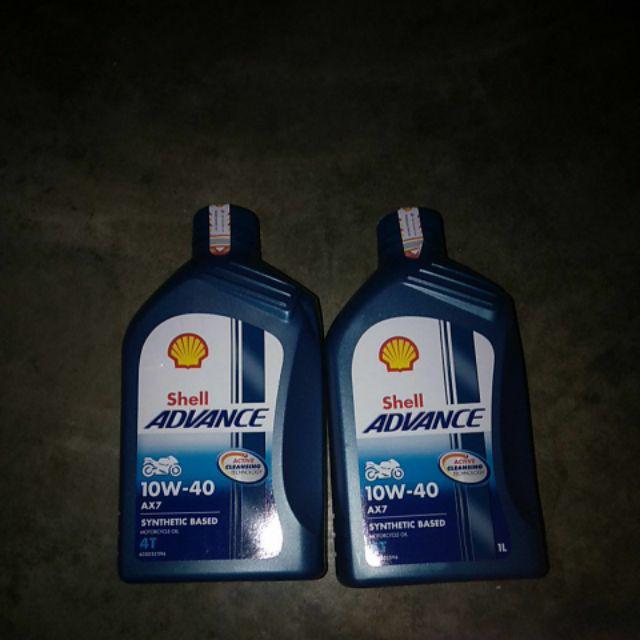 SHELL ADVANCE 4T AX7 10W40 1L 100% ORIGINAL FROM INDONESIA WITH SIRIM ...