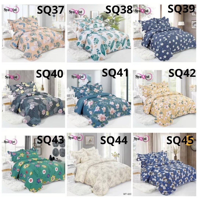 SYAQIST PRINTED PATCHWORK 6IN1 (100% COTTON) | Shopee Malaysia