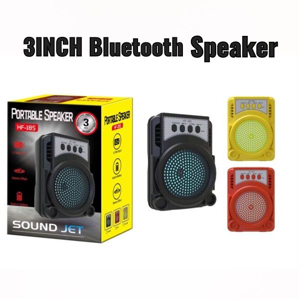 HF-185 3 INCH BLUETOOTH SPEAKER PORTABLE SPEAKER WIRELESS SPEAKER ...
