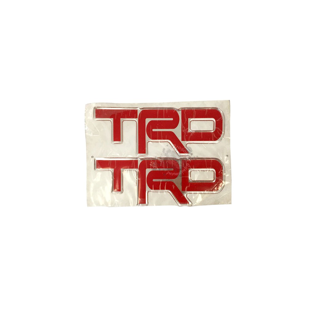 TRD WORDING STICKER (RED) | Shopee Malaysia