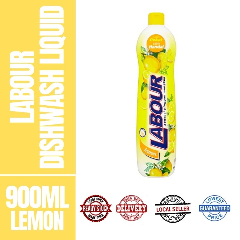 Labour Dishwash Liquid 900ml - LEMON | Shopee Malaysia