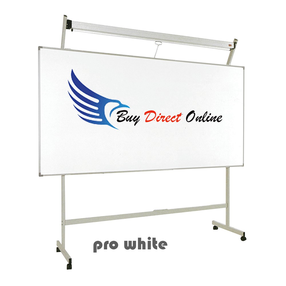 Pro White Multipurpose Magnetic Whiteboard and Projection Screen ...