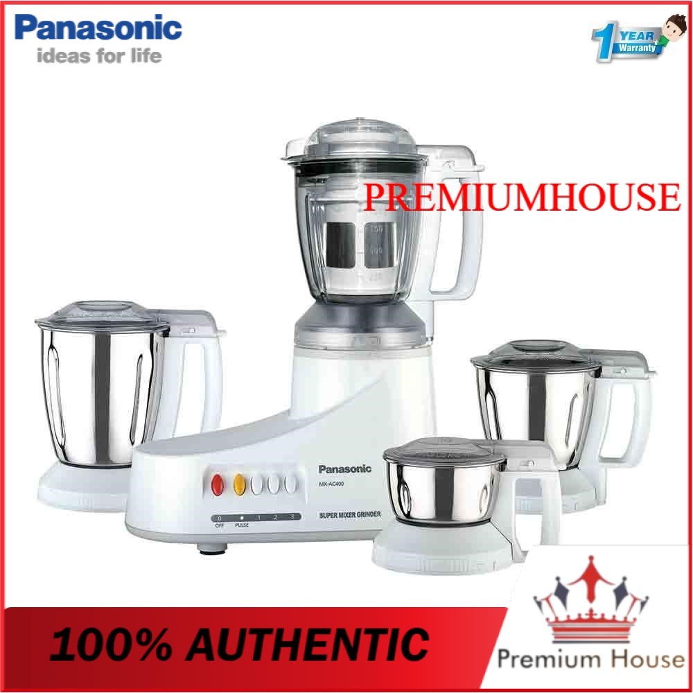 Panasonic Mixer Grinder MX-AC400 MX-AC400WUA | Shopee Malaysia