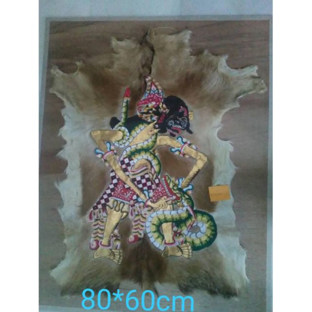 (Wan One) * Bima Suci * Goat skin full body with colorful puppets ...
