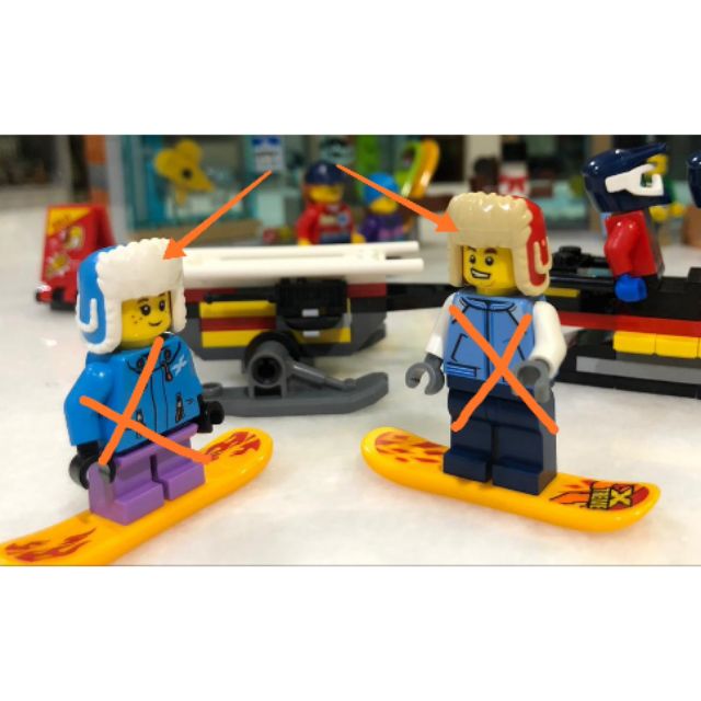 Lego Winter Head Wear Artic Red Blue Ushanka Hat with Fur | Shopee Malaysia