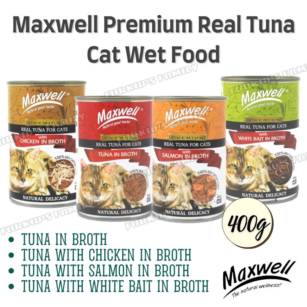 Maxwell Cat Wet Food Premium Canned Food For Cats 400g | Shopee Malaysia