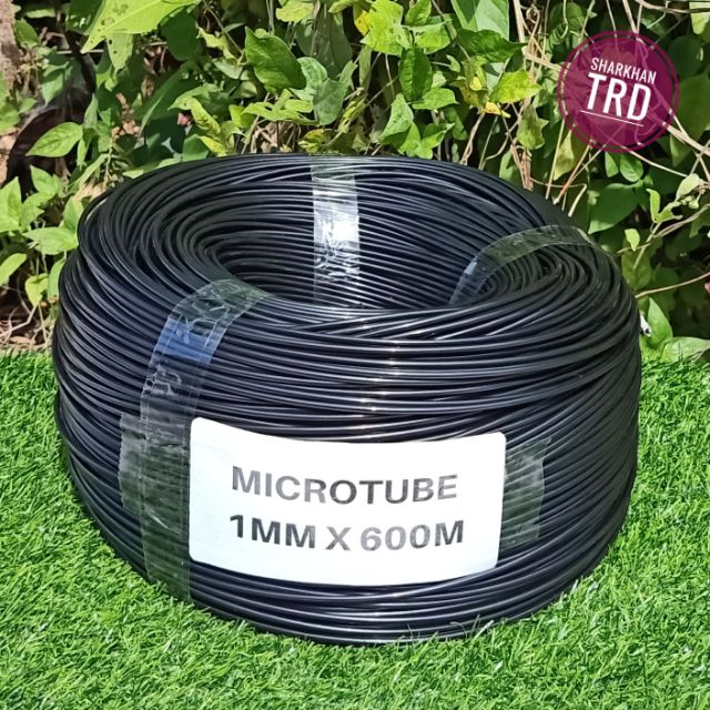 1MM X 600M MICROTUBE Fertigasi / Black Microtube / Micro Tubing / Drip ...