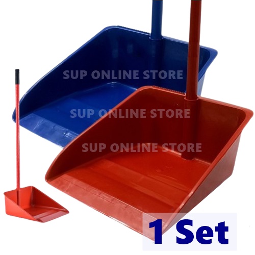 PVC Dustpan set with handle / Rubbish Scoop / Penyodok Sampah set ...