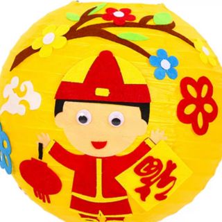 DIY kindergarten led CNY tanglung handmade lantern | Shopee Malaysia