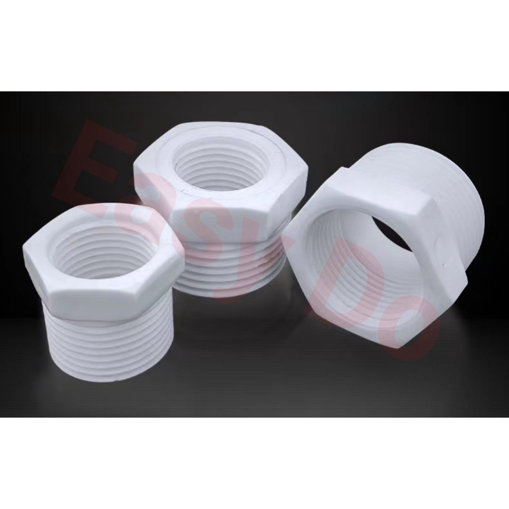 PVC PIPE FITTING POLY REDUCING BUSH 1/2 INCH , 3/4 INCH , 1 INCH ...