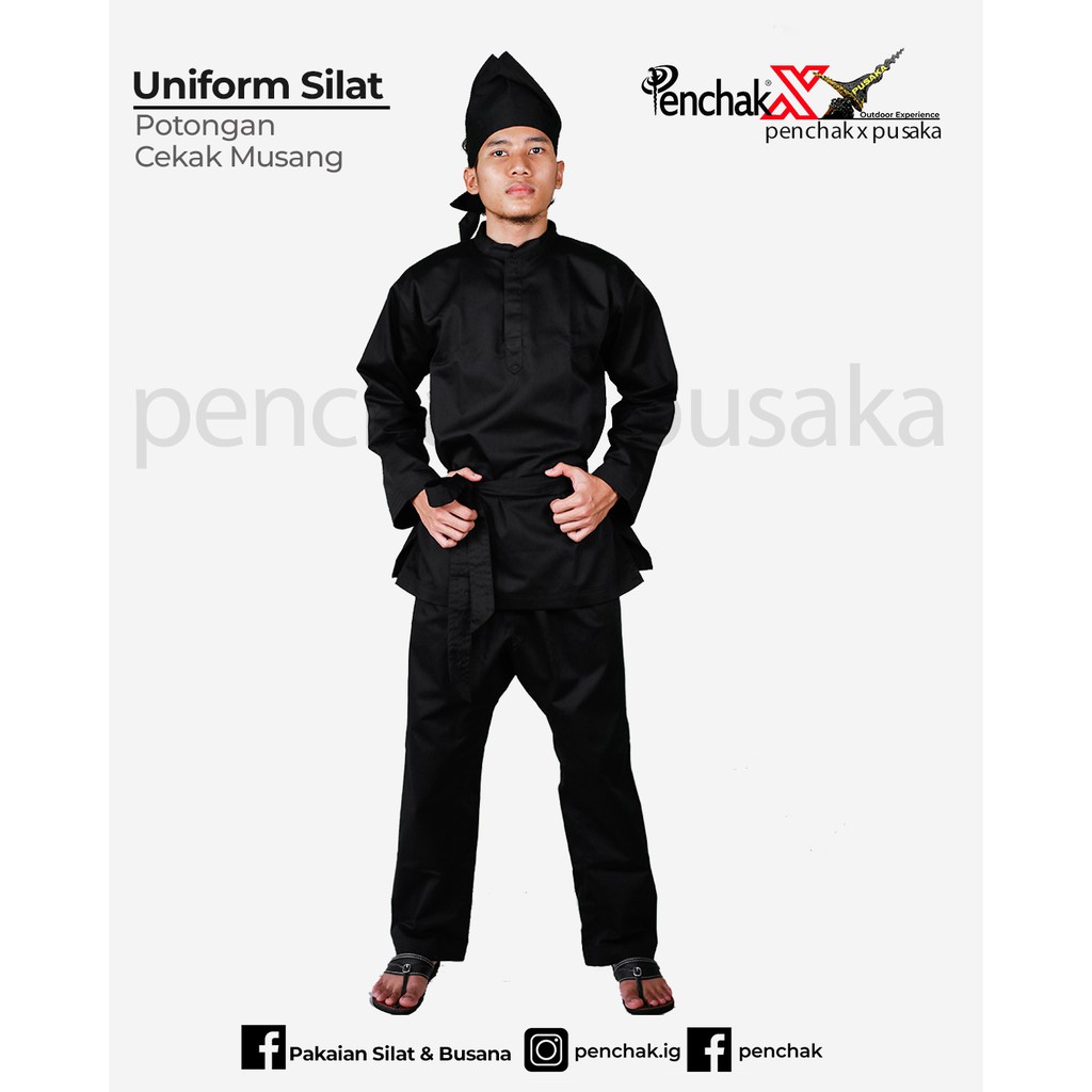 Baju Silat (Uniform Silat) - Potongan Cekak Musang | Shopee Malaysia