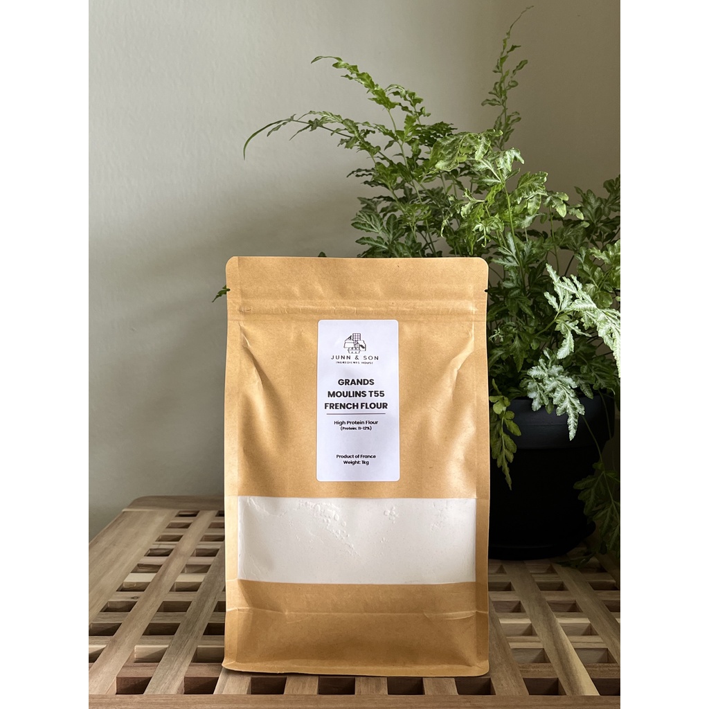 Grands Moulins T55 French Flour 1kg (Repack) | Shopee Malaysia