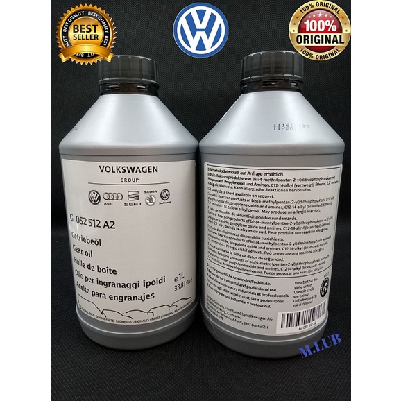 100% ORIGINAL VOLKSWAGEN G52 512 A2 GEAR OIL (1L) | Shopee Malaysia