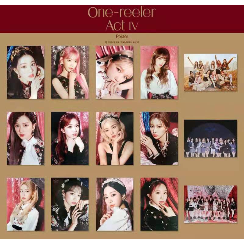 IZ*ONE [One-reeler / Act IV] Poster (Ready Stock) | Shopee Malaysia