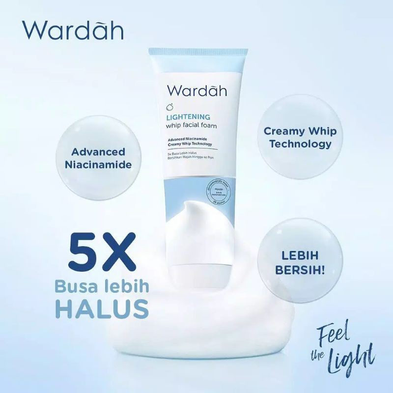 Wardah Lightening Whip Facial Foam (100ml) (Ready Stock 100% Original ...