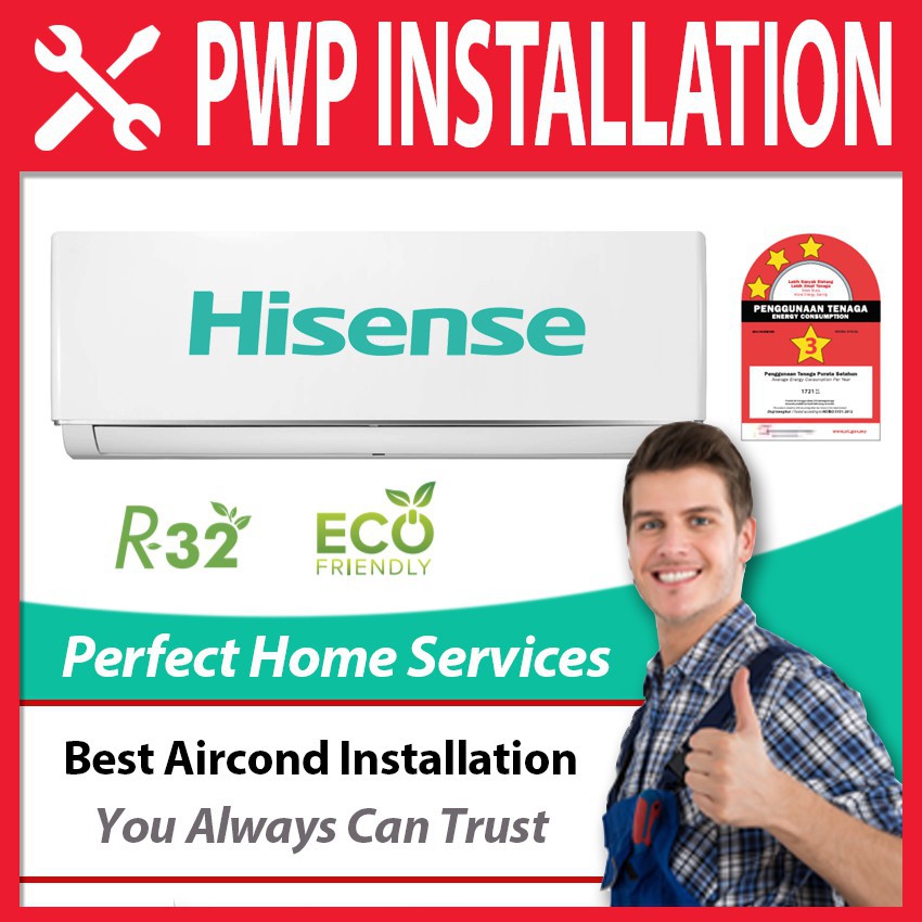 Aircond inverter portable air conditioner mini aircond Hisense 1HP / 1 ...
