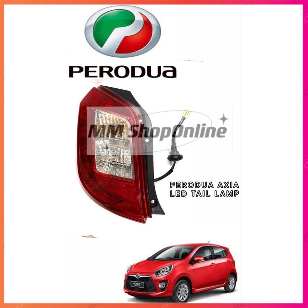 PERODUA AXIA G SPEC RED LED TAIL LAMP | Shopee Malaysia