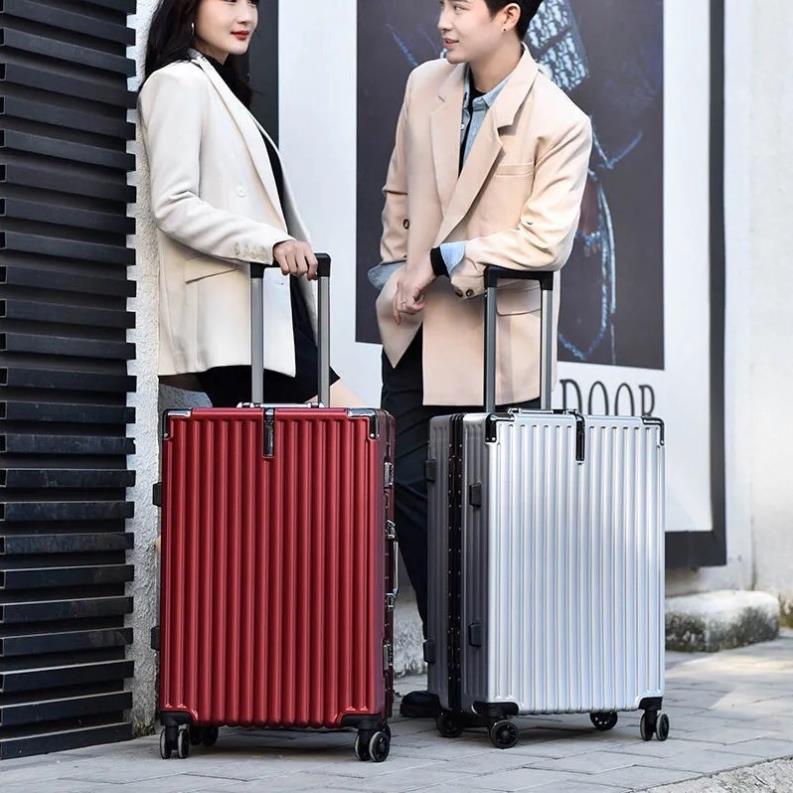 [New 2022] Super Durable ABS PC Plastic Collapse Lock Aluminum Suitcase ...