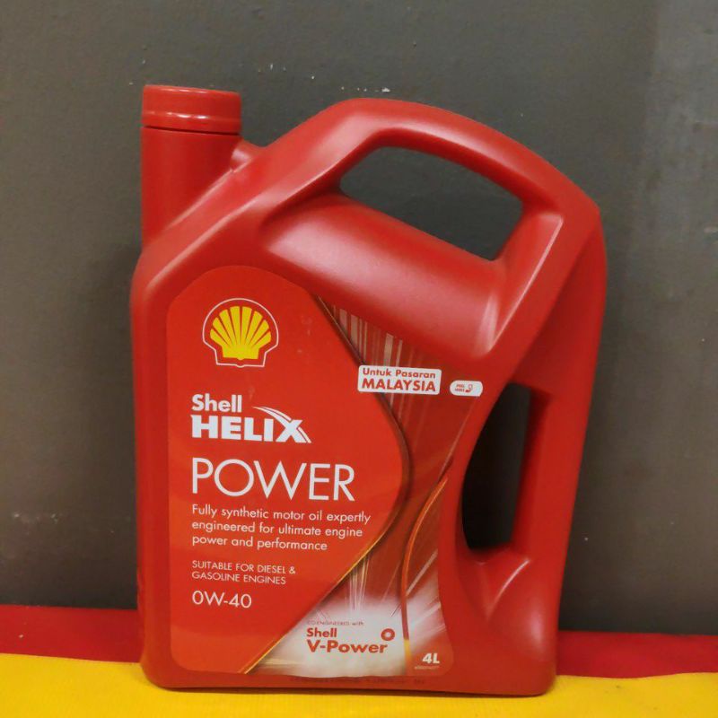 Shell Lubricant Oil (BUY 2 FREE 1) Helix Power 0W-40 (4L) - Minyak ...