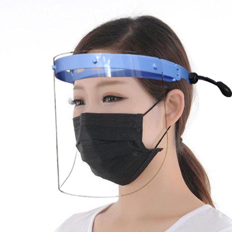 (Ready Stock ) Wide Adjustable Clear Face Shield Transparent Full Face ...