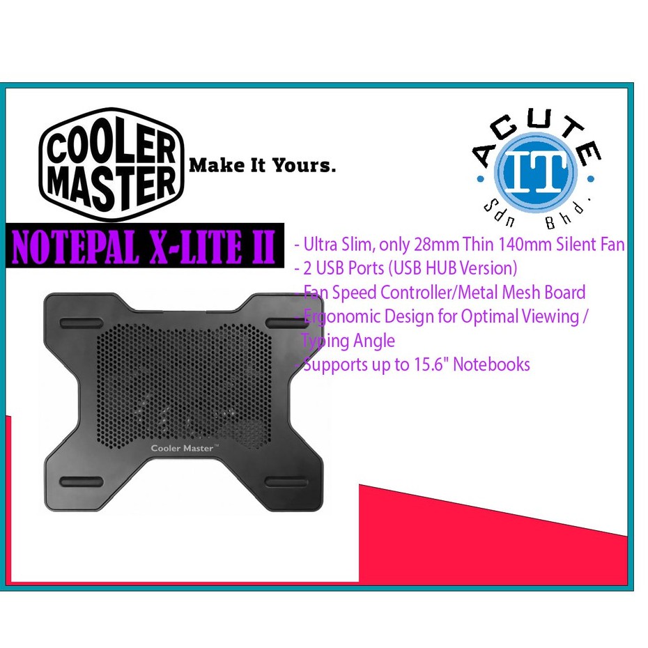 COOLER MASTER NOTEPAL X-LITE II HUB | Shopee Malaysia