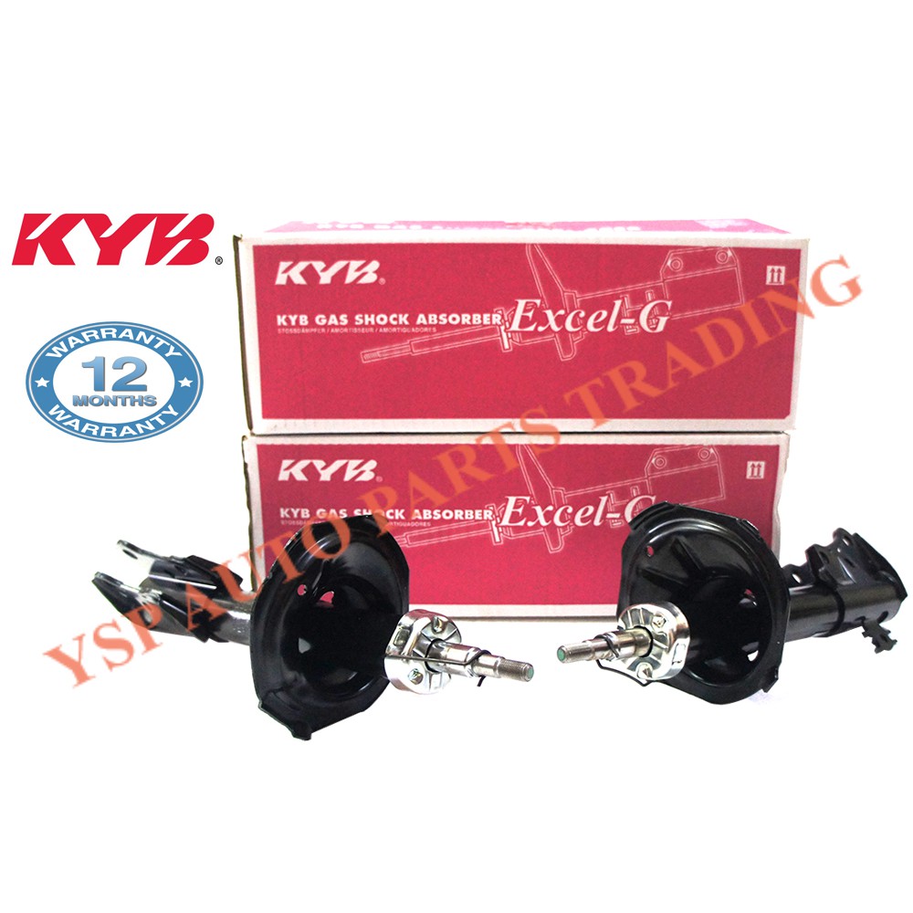 KYB Front Gas Shock Absorber Set (2pcs) Toyota Vios 1.5 NCP42 (2003 ...