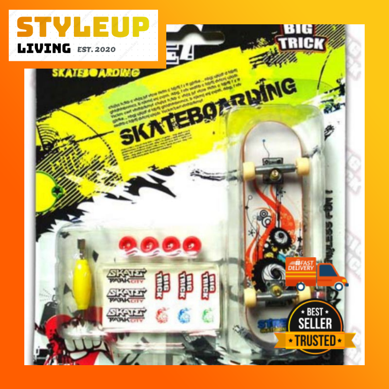 [ Ready Stock] Street Mini Fingerboards Finger Board Deck Skateboard ...