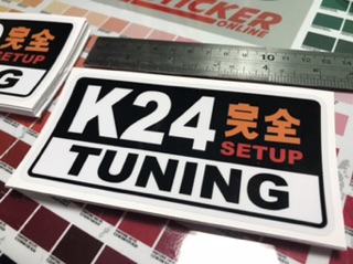 Sticker DECAL K20 & K24 TUNING SETUP | Shopee Malaysia