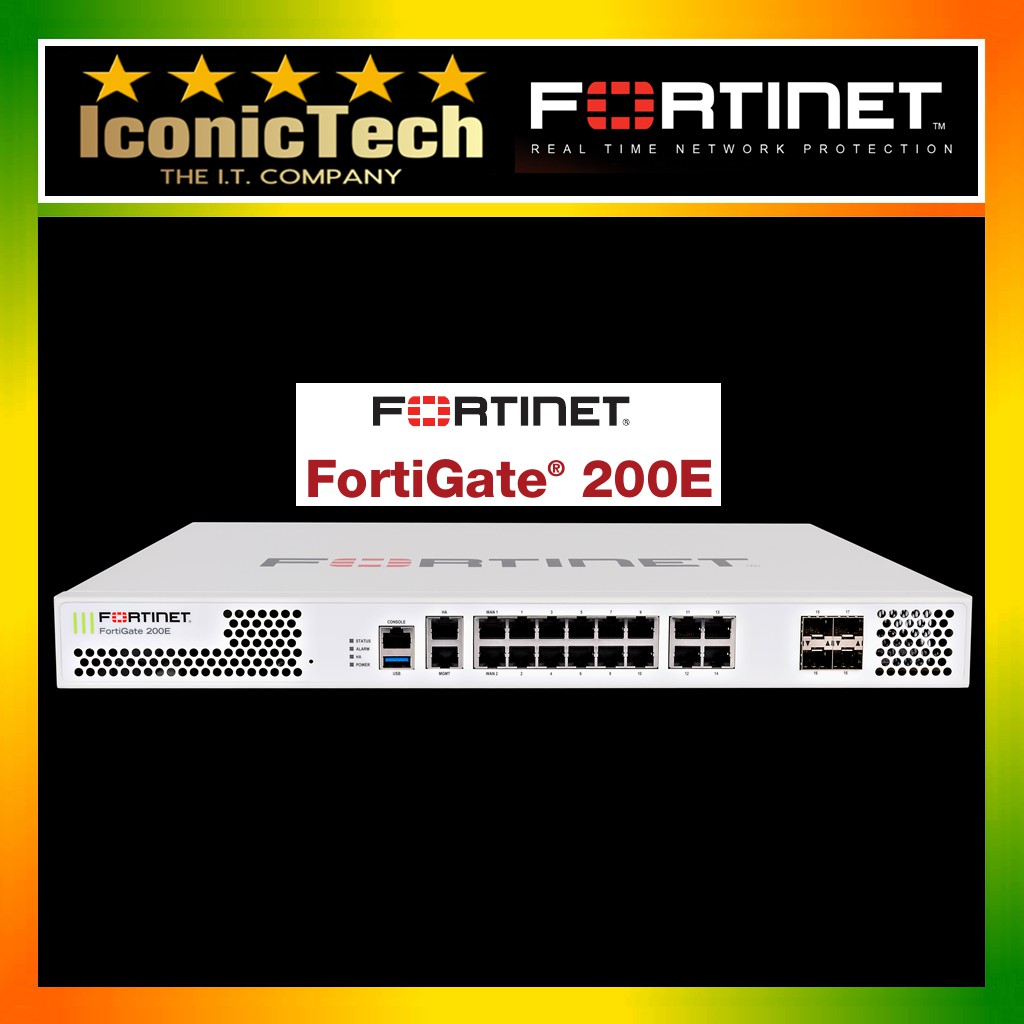 FortiGate 200E Firewall (Device only) 100% Authentic | Shopee Malaysia