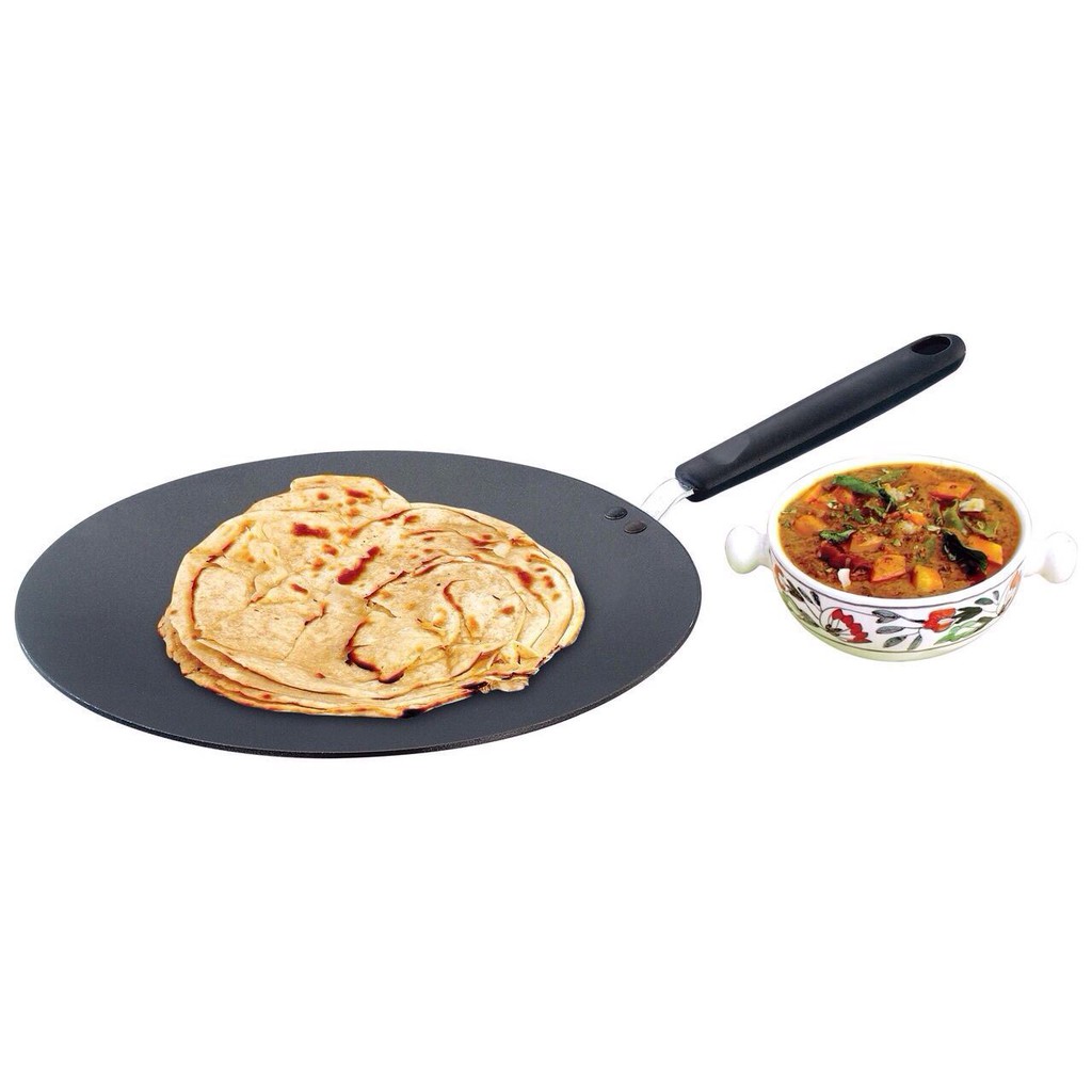 DIAMOND NON STICK CONCAVE ROTI TAWA - 30CM (5 LAYER COATING) | Shopee ...