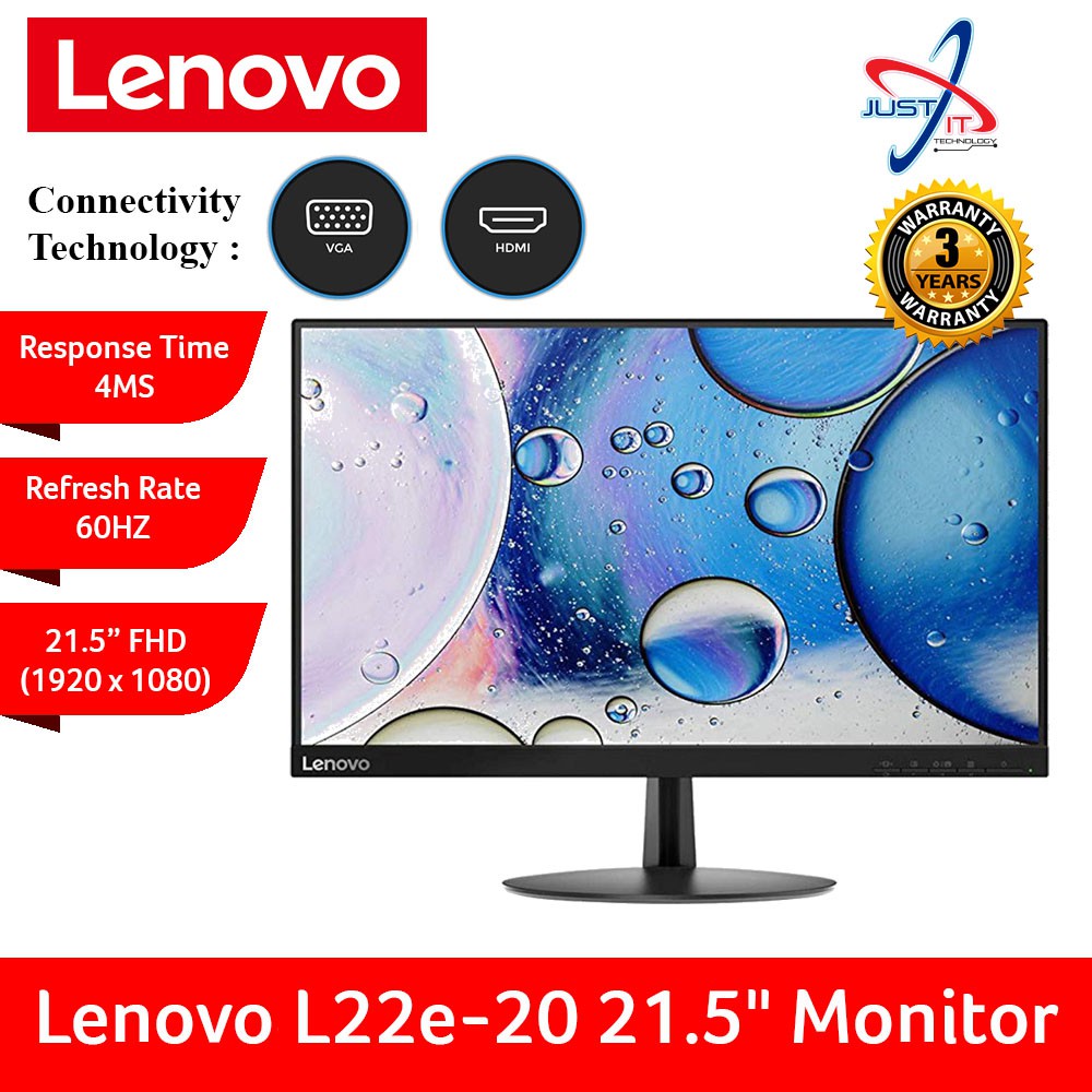 Lenovo L22E-20 Fhd Led Monitor (21.5") | Shopee Malaysia