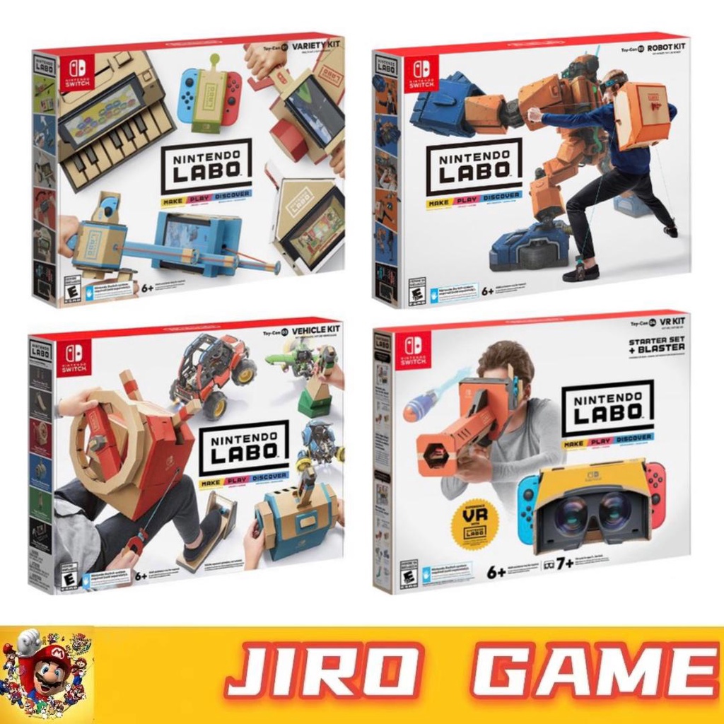 NSW Nintendo Switch Labo Vr Kit / Labo Variety Kit / Labo Robot Kit /Labo Vehicle Kit | Shopee ...