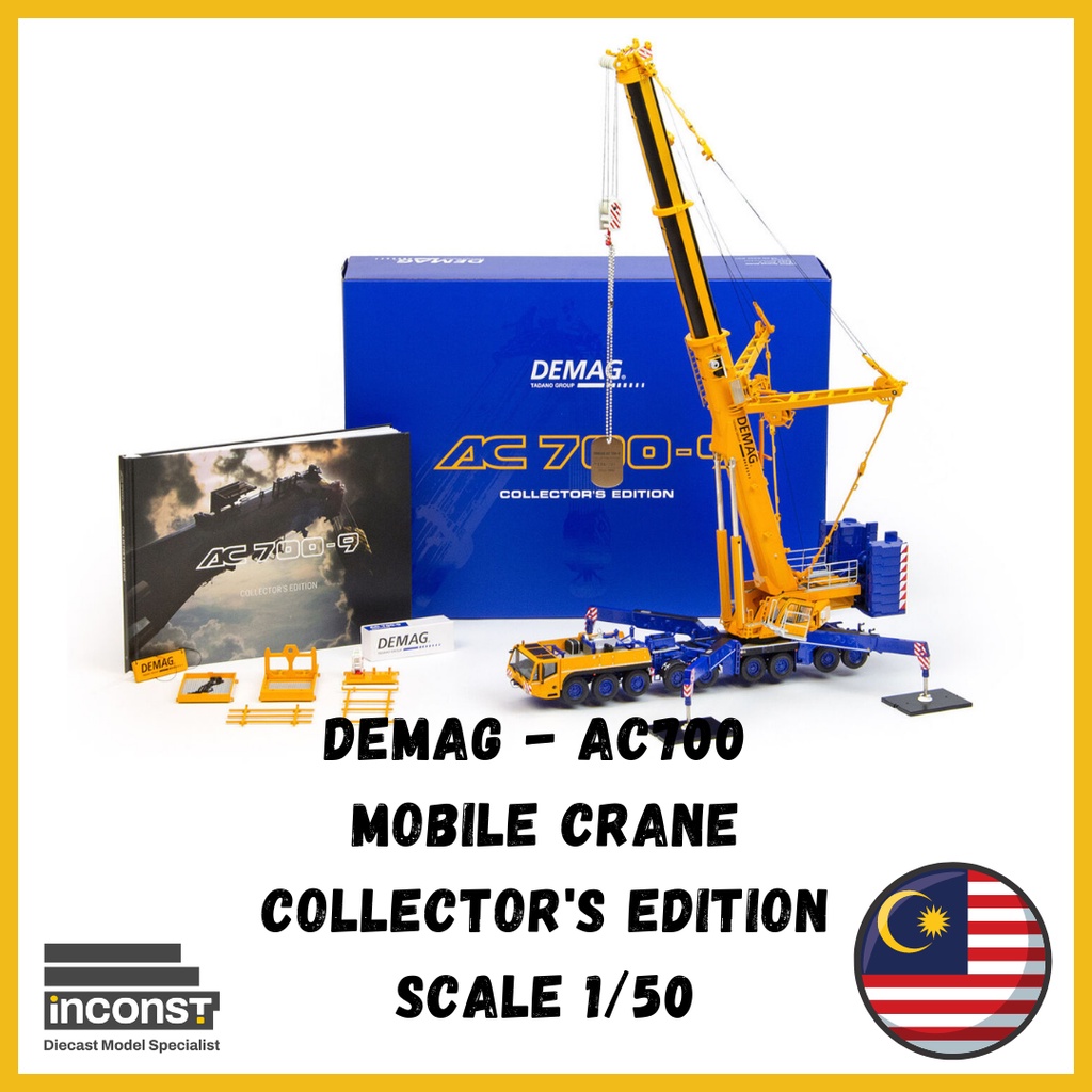 IMC Models "Collector's Edition" Demag AC 700-9 Mobile Crane Model ...