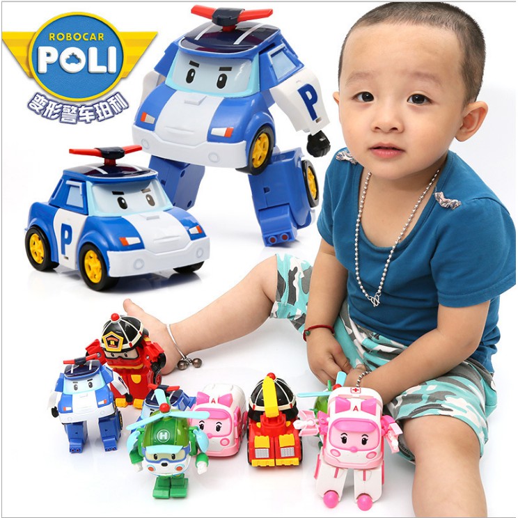 Robocar Poli Robot Transform Car Toy (Poli-Blue) | Shopee Malaysia