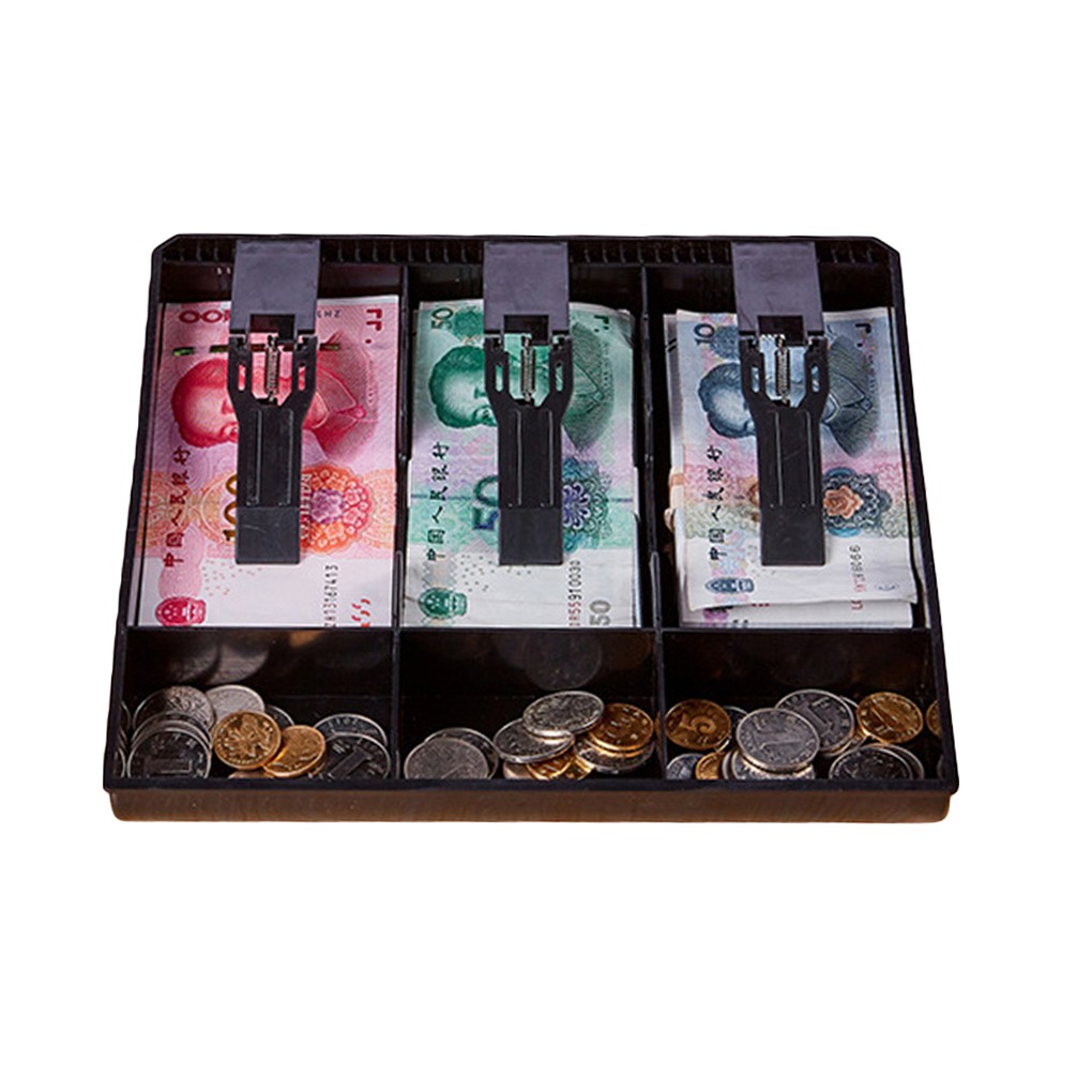 ELEN-Money Counter Case Plastic Case Cash Register Box Cashier Coin ...