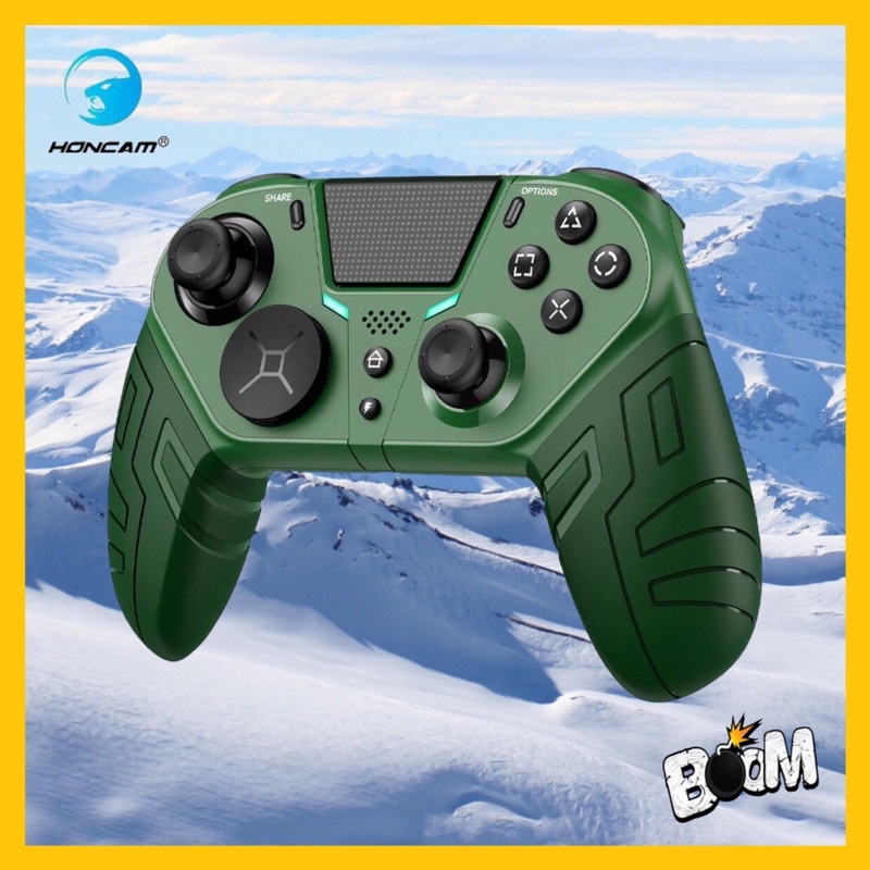 Honcam Elite Pro Q300 Wireless Wired Controller for PS4/PS4 Pro/Slim ...