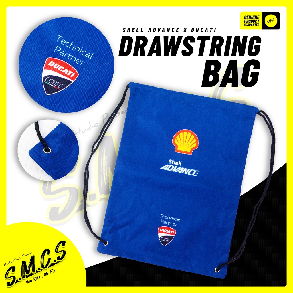 SHELL ADVANCE X DUCATI DRAWSTRING BAG [LIMITED EDITION] BAG SHELL ...