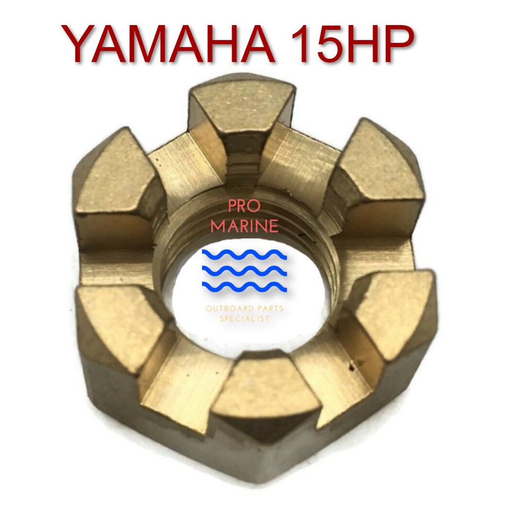YAMAHA 15HP NUT CASTLE P/N: 90171-10M01 | Shopee Malaysia