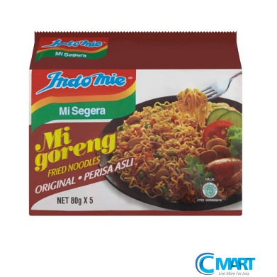 Indomie Mi Goreng Perisa Asli Flavour 5's x 80GM | Shopee Malaysia