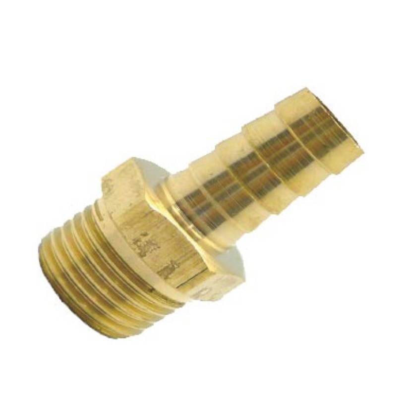 1/2" X 1/2" BRASS SINGLE TAIL BARB / MALE THREAD BARB | Shopee Malaysia