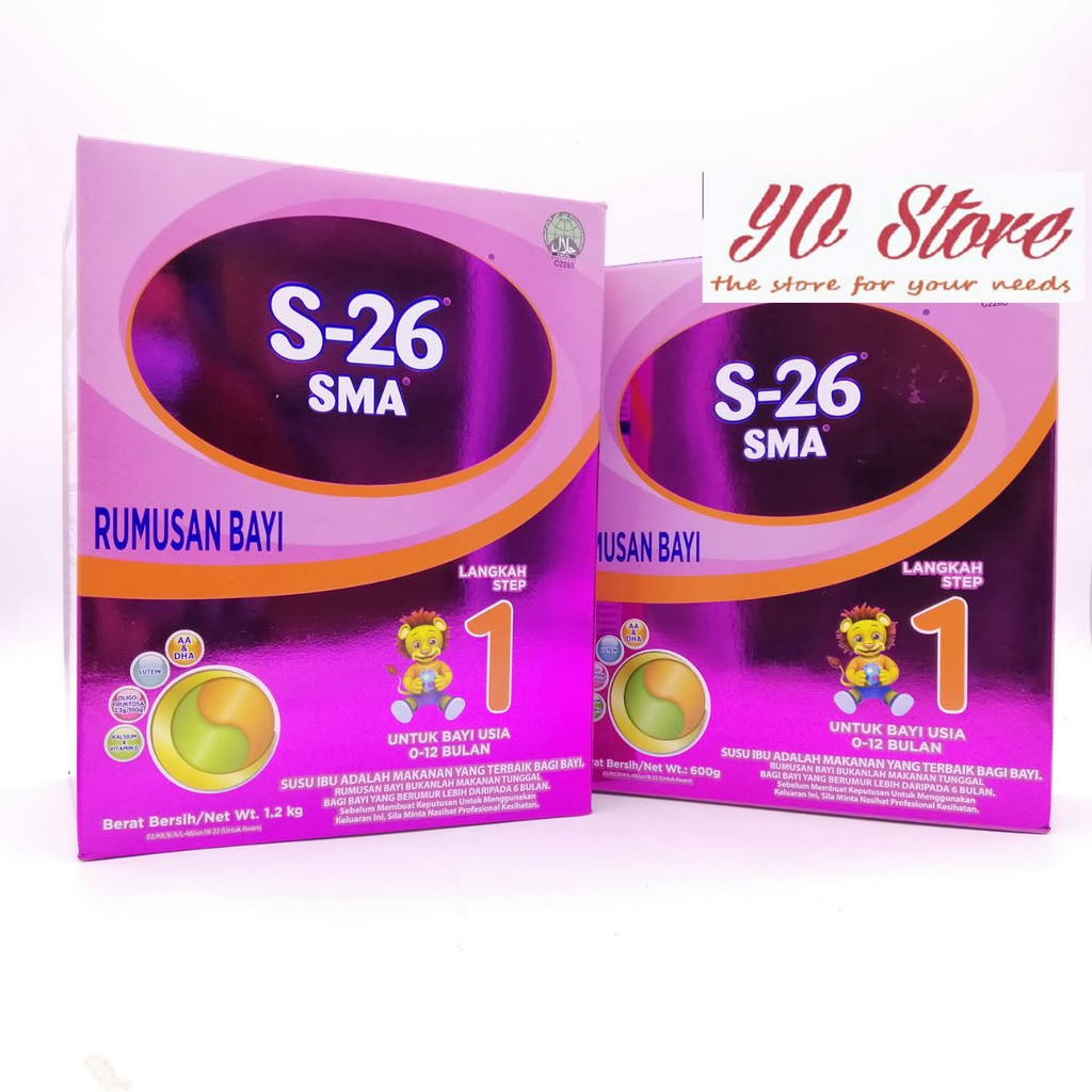 Wyeth S26 SMA Step 1 (0-12 months) 600g /1.2kg | Shopee Malaysia