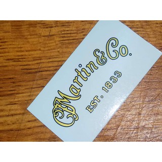 CF Martin & Co Logo Waterslide Decal | Shopee Malaysia